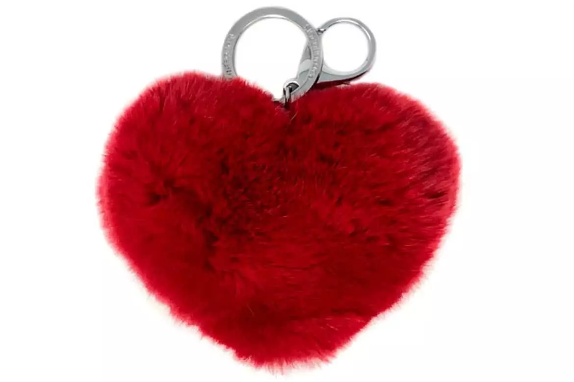 Editor's Pick: Pologeorgis Red Heart-Shaped Keychain