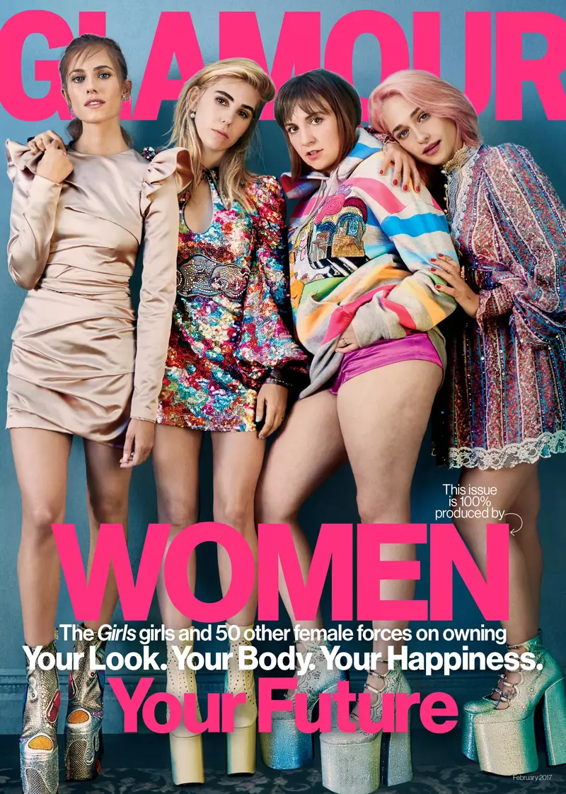 「Girls」キャストカバーGlamour’s Powered by Women Issue 26468_1