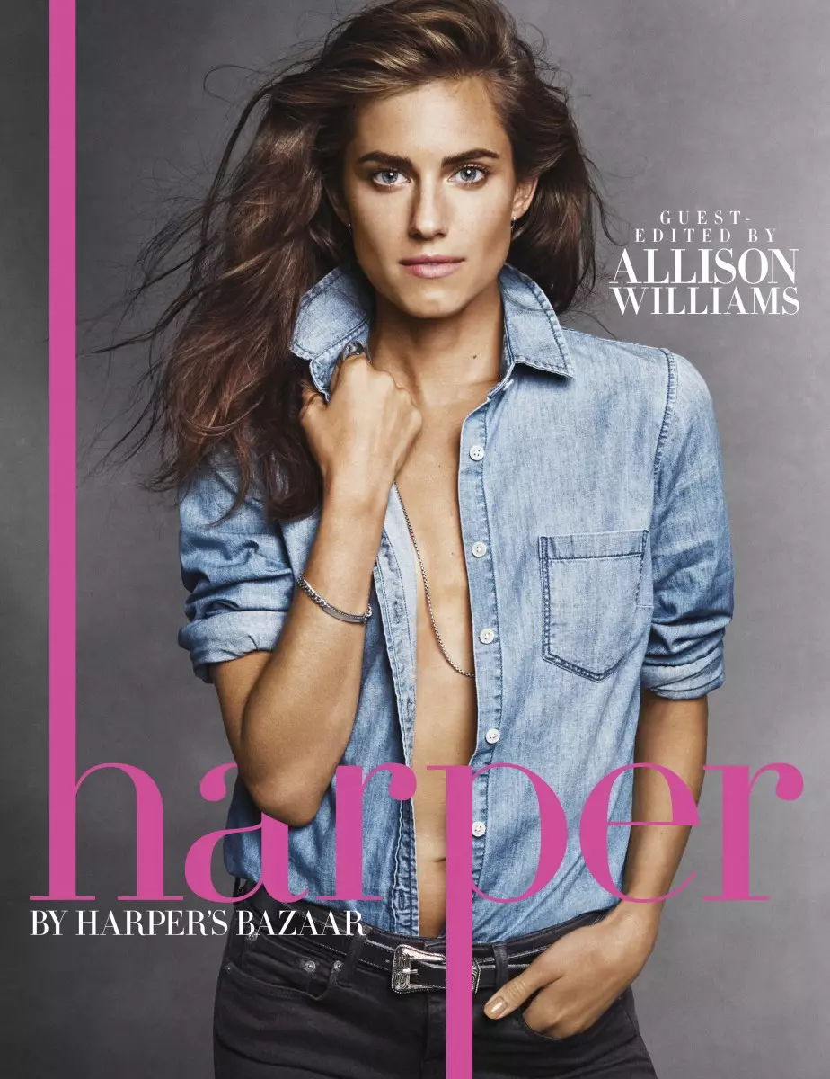 Allison Williams Guest ດັດແກ້ harper ໂດຍ Harper's Bazaar 26471_2