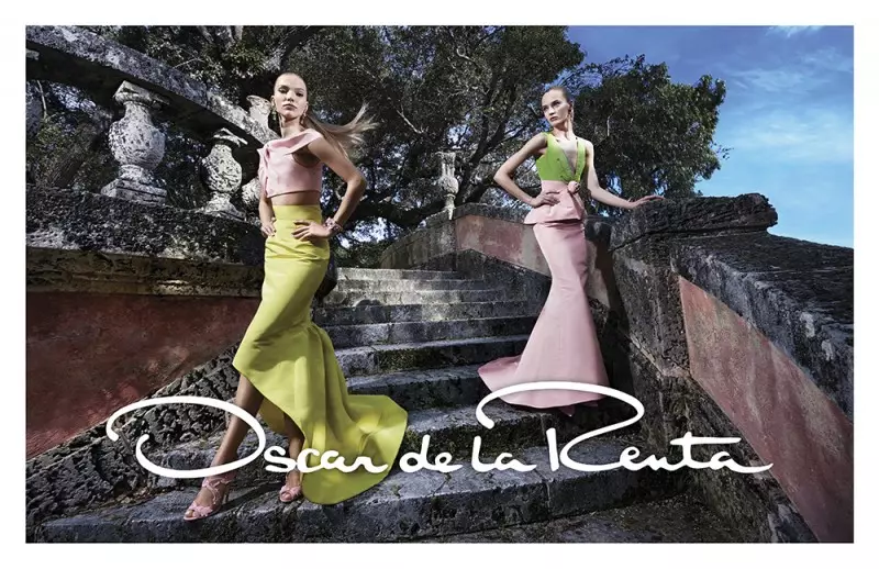 Oscar de la Renta 2015. tavaszi kampánya, Daria Strokous és Sasha Luss főszereplésével 26606_7
