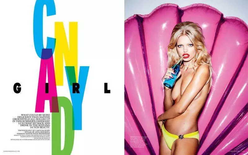 Daphne Groeneveld ponse descarada no tema de beleza e corpo de The Daily Summer 27141_3