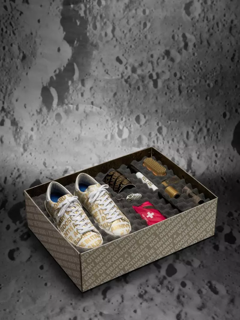 Golden Goose Deluxe Brand သည် ၎င်း၏ ပထမဆုံး Sneaker Launch ၏ 10 နှစ်မြောက် နှစ်ပတ်လည်အတွက် Limited Edition Collection ကို မိတ်ဆက်ခဲ့သည်