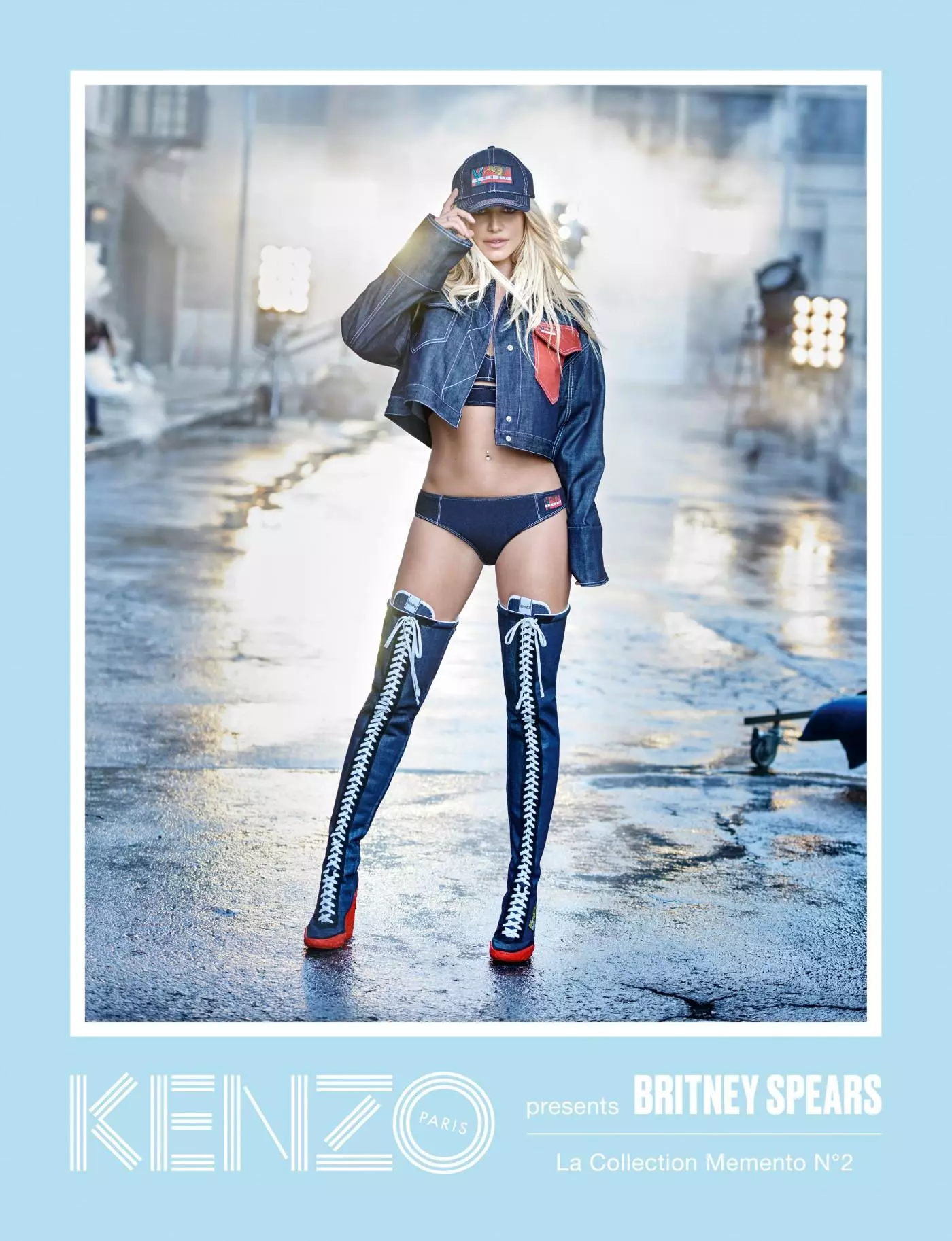 Britney Spears, 새로운 Kenzo 캠페인을 위해 