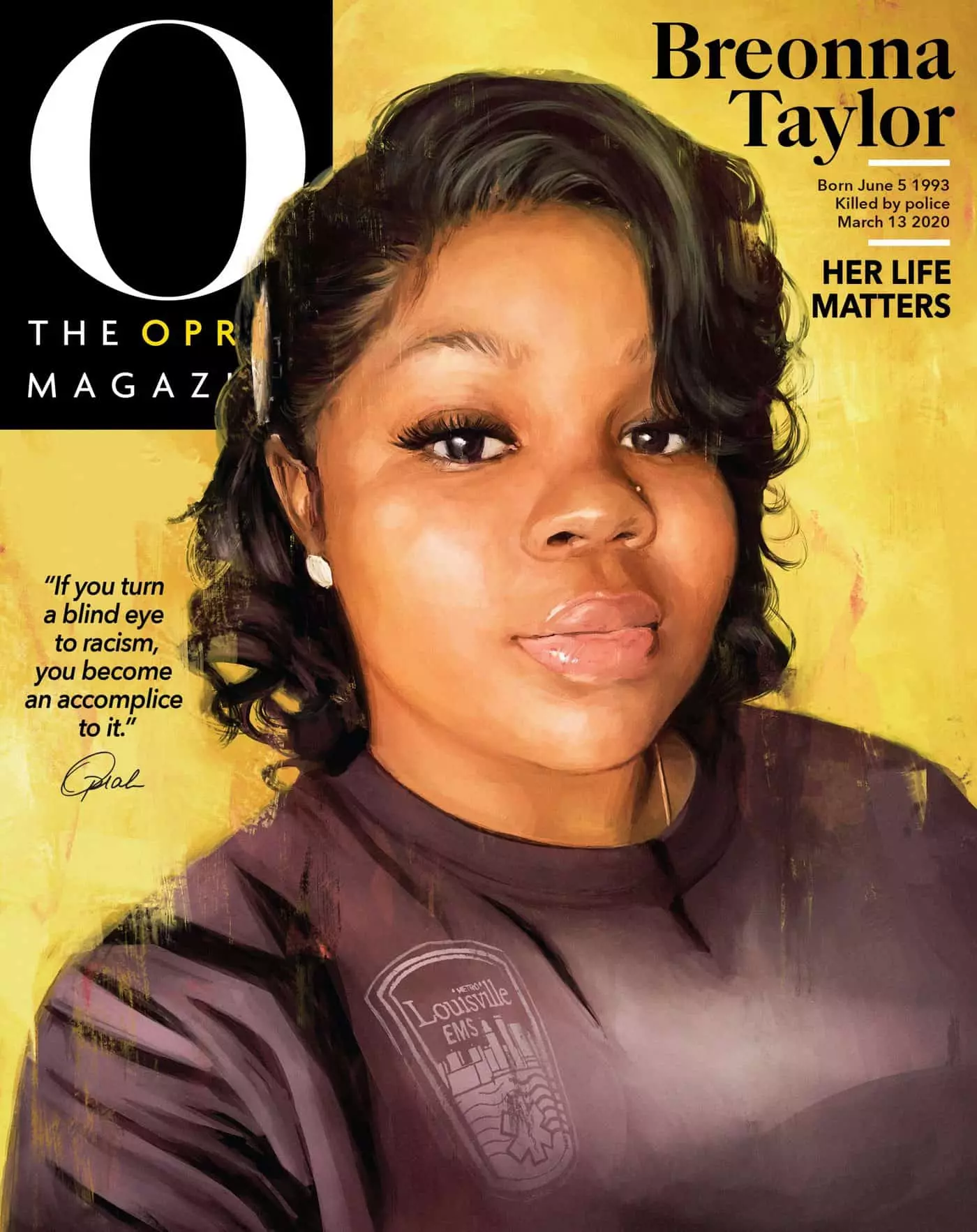 Oprah ottaa itsensä pois O Magin kannesta ensimmäistä kertaa kunnioittaakseen Breonna Tayloria 29158_2