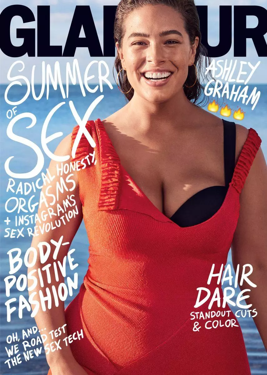 Ashley Graham Fronts Glamour's July ලිංගික ගැටලුව 29167_2