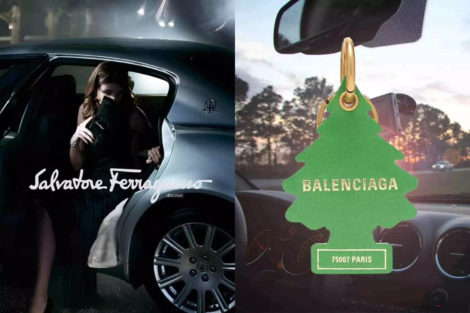 Ferragamo Death verhoogt aandelen, Balenciaga aangeklaagd door Car Air Freshener Company