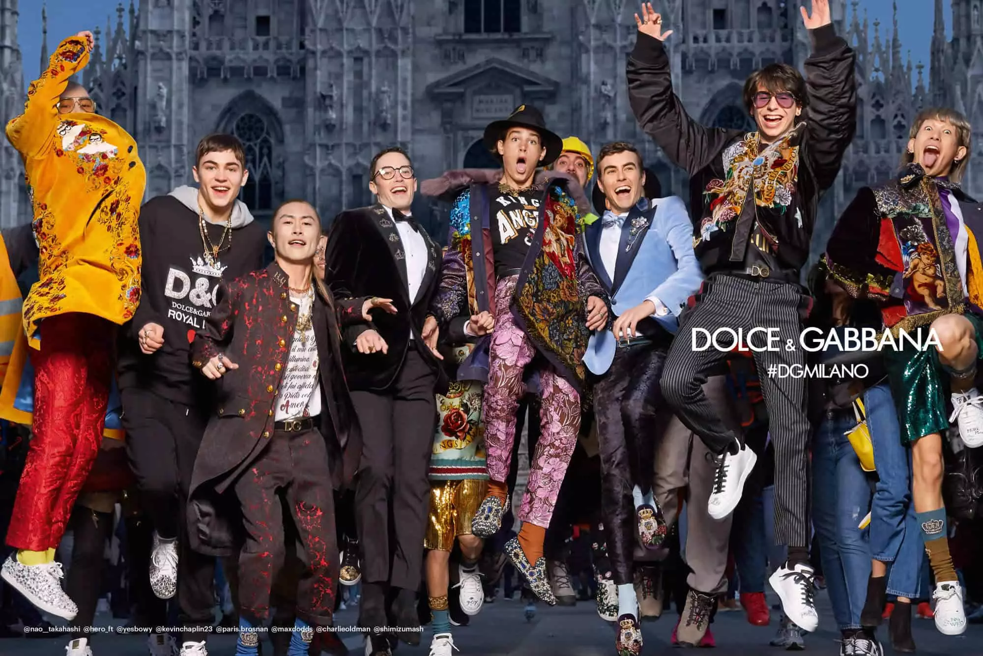Dolce & Gabbana se nuwe veldtog bars uit sy nate met celebrity scions 30800_4