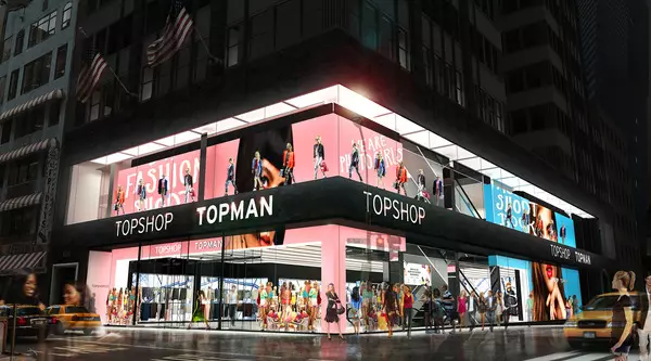 トップショップ/トップマンが5番街に2番目に大きな旗艦店をオープン 31584_1