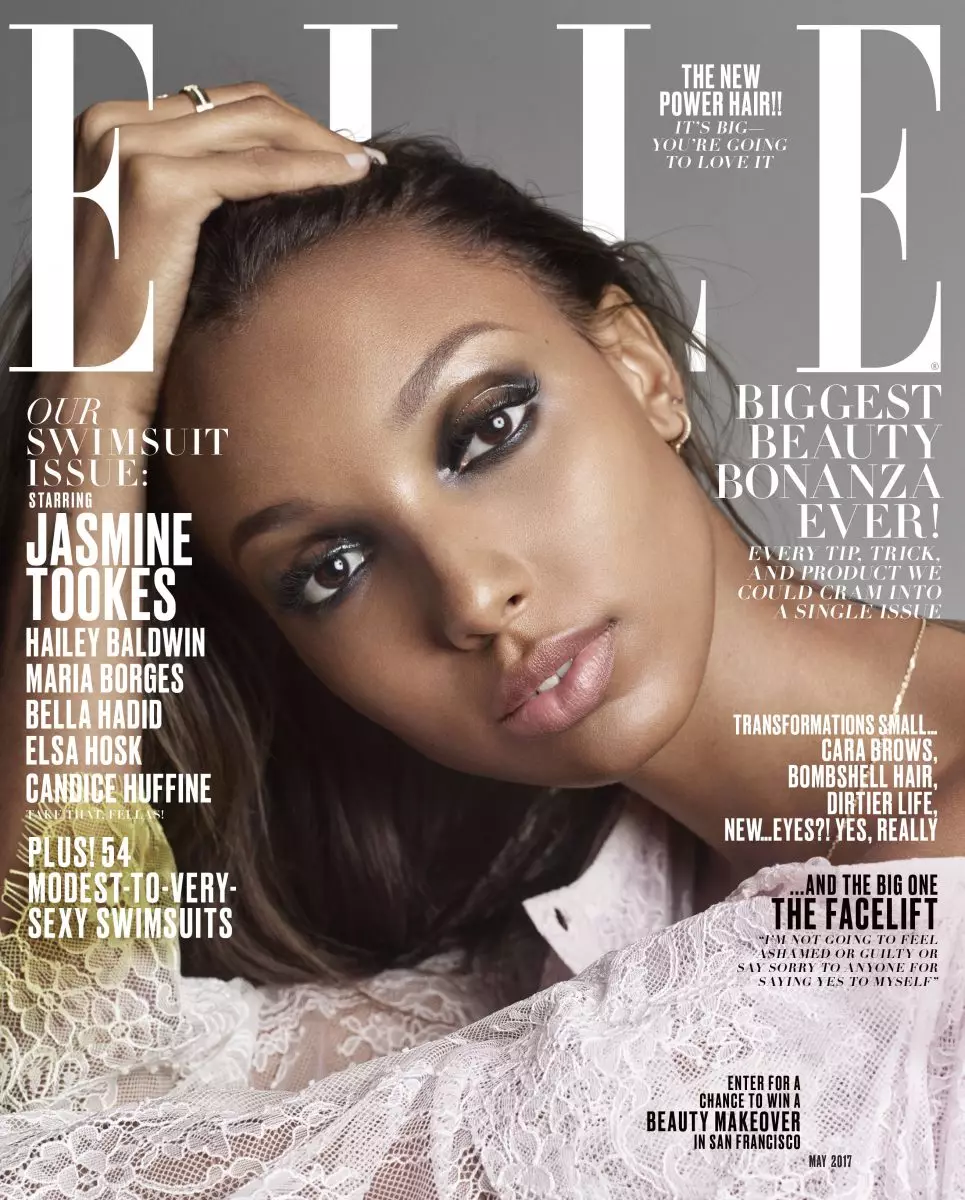 Model Takeover! Bella, Elsa, Candice ary More Front ELLE's May Issue 31831_3