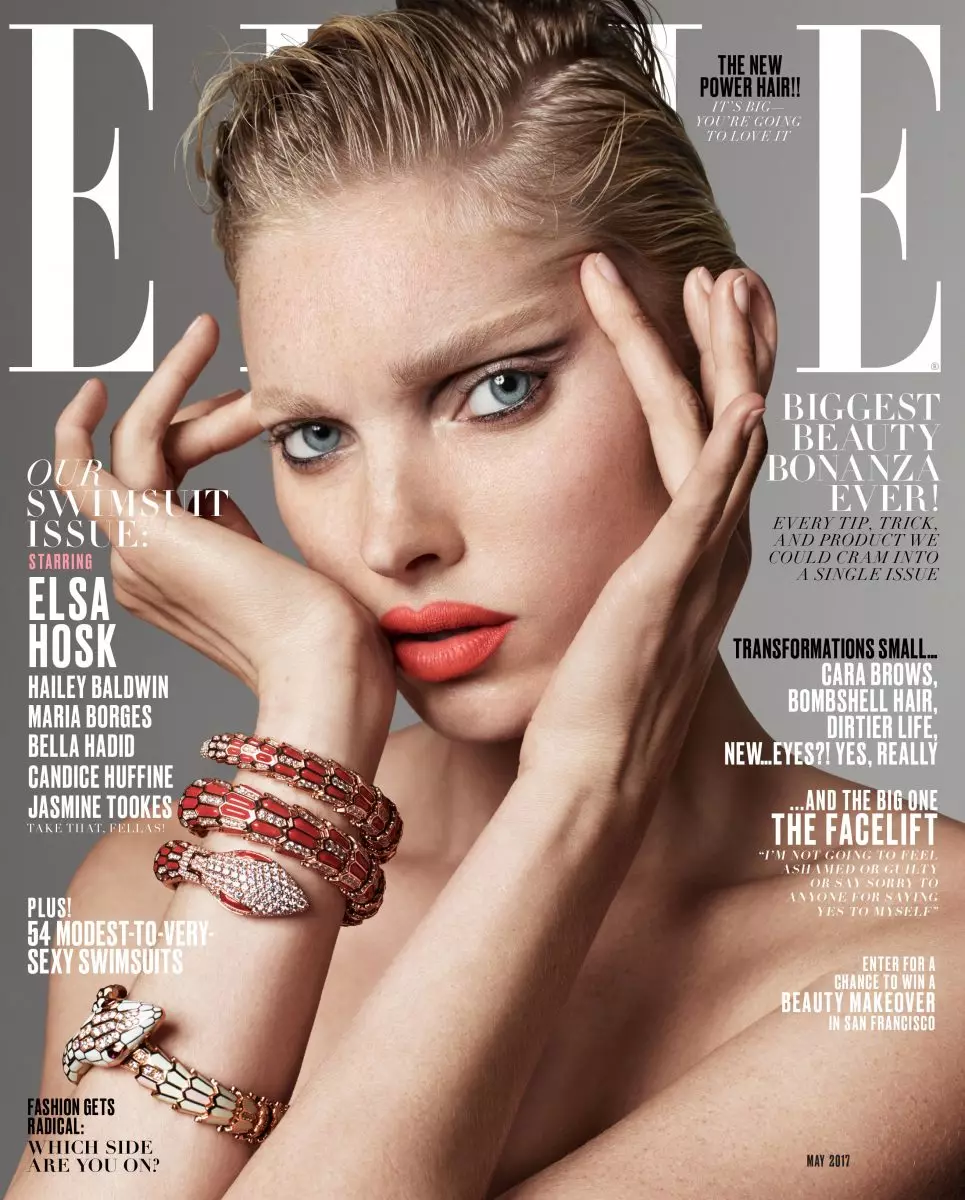 Model Takeover! Bella, Elsa, Candice, ug uban pa Front ELLE's May Issue 31831_5