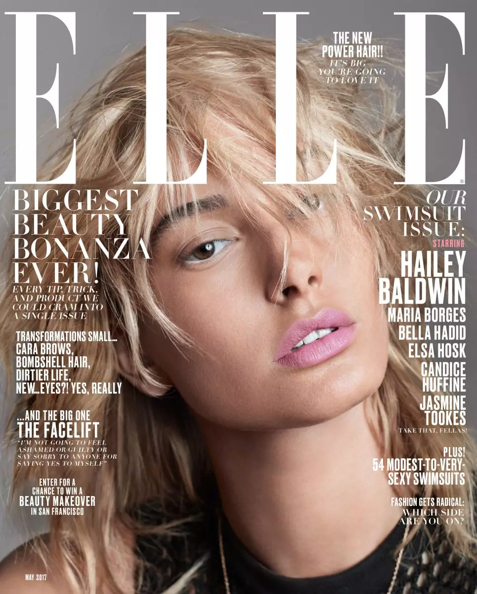 Model Takeover! Bella, Elsa, Candice, uye More Front ELLE's May Issue 31831_7