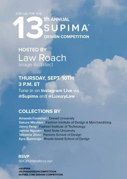 Ο Celeb Stylist Law Roach θα φιλοξενήσει τον Διαγωνισμό Σχεδιασμού Supima καθώς γίνεται εικονικό 3252_2