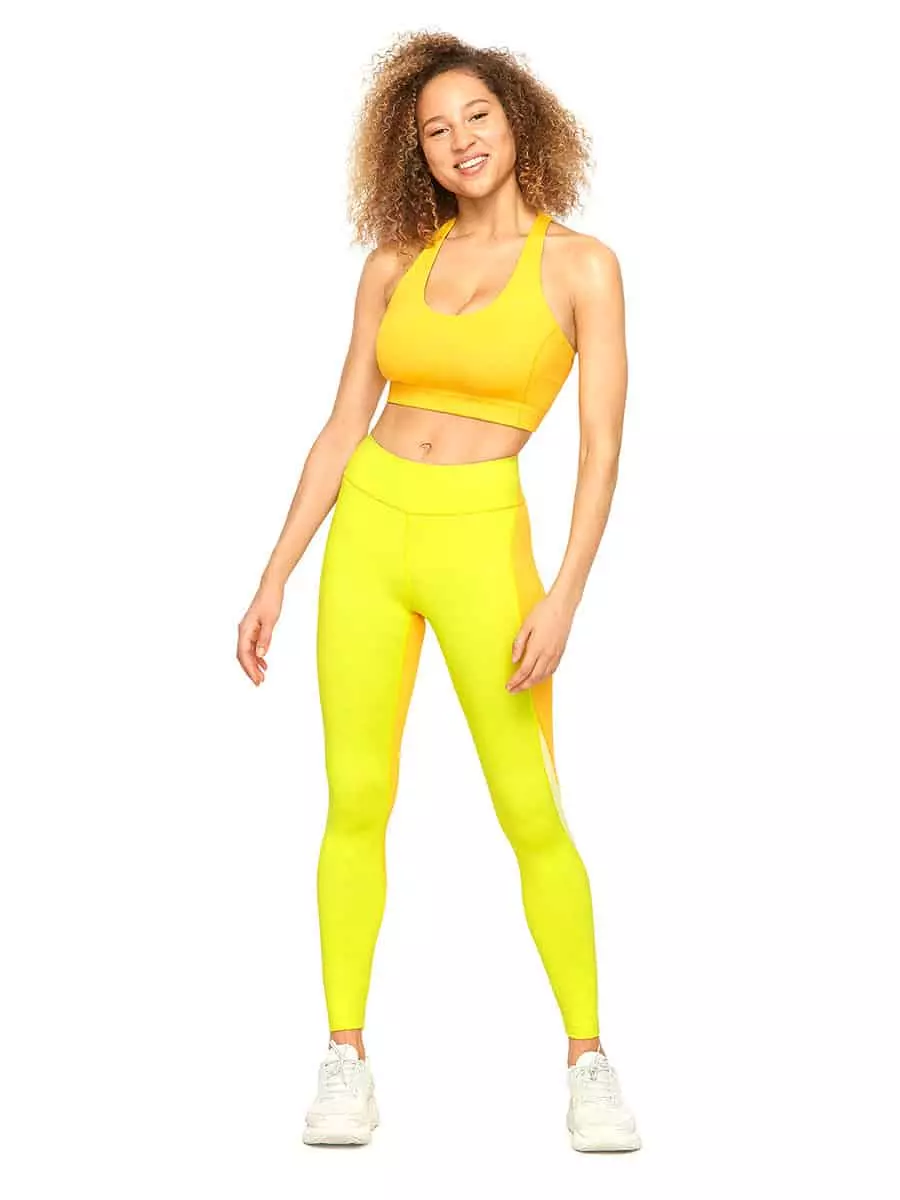Elección del editor: leggings y sujetador técnicos Outdoor Voices en amarillo sol 32785_2