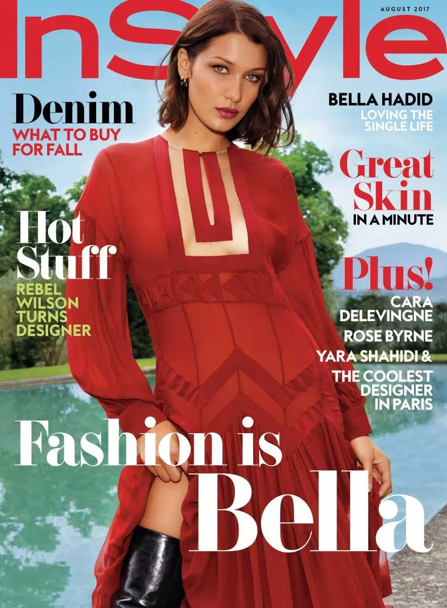 Ewe uBella! I-InStyle icofa uBella Hadid ukugubungela umba wayo ka-Agasti 33974_2