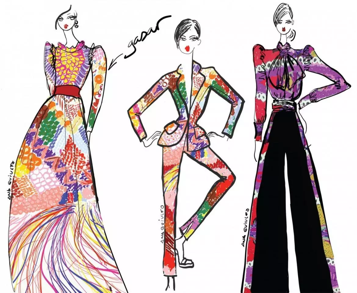 Epson's 4e jierlikse digitale couture-projekt mei 13 ûntwerpers en in protte geast-waaiende prints