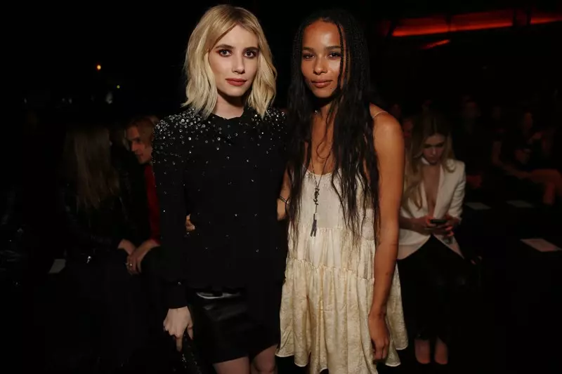 Hedi Slimane's Star-Studded First Row at Saint Laurent 34497_14