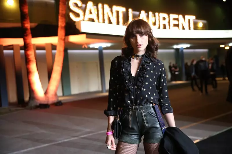 Hedi Slimane's met sterren bezaaide eerste rij in Saint Laurent 34497_27