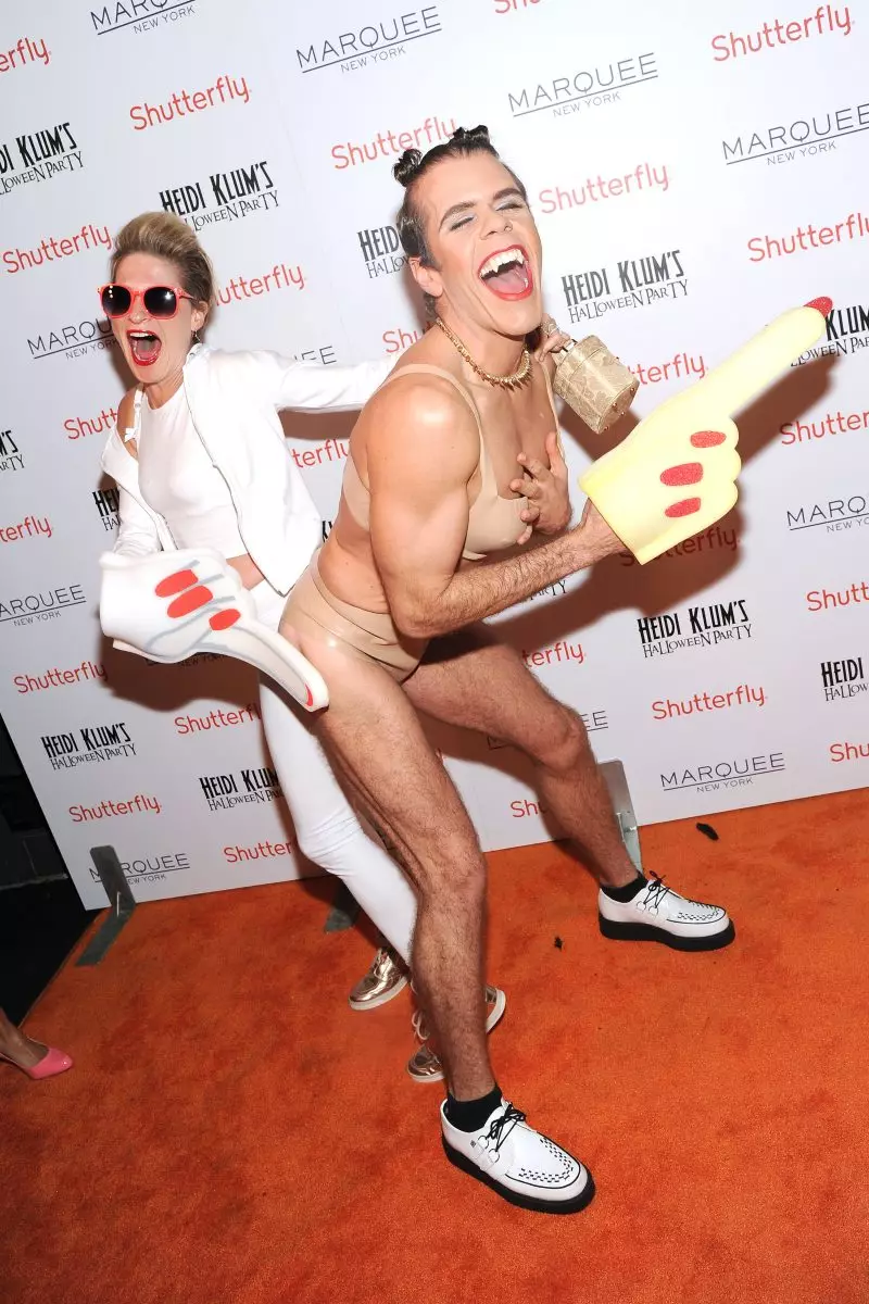 Julie Macklowe, Perez Hilton== Heidi Klum-en Halloween Party 2013== Marquee, NYC== 2013ko urriaren 31== ©Patrick McMullan== Argazkia - Owen Hoffmann/ PatrickMcMullan.com== ==