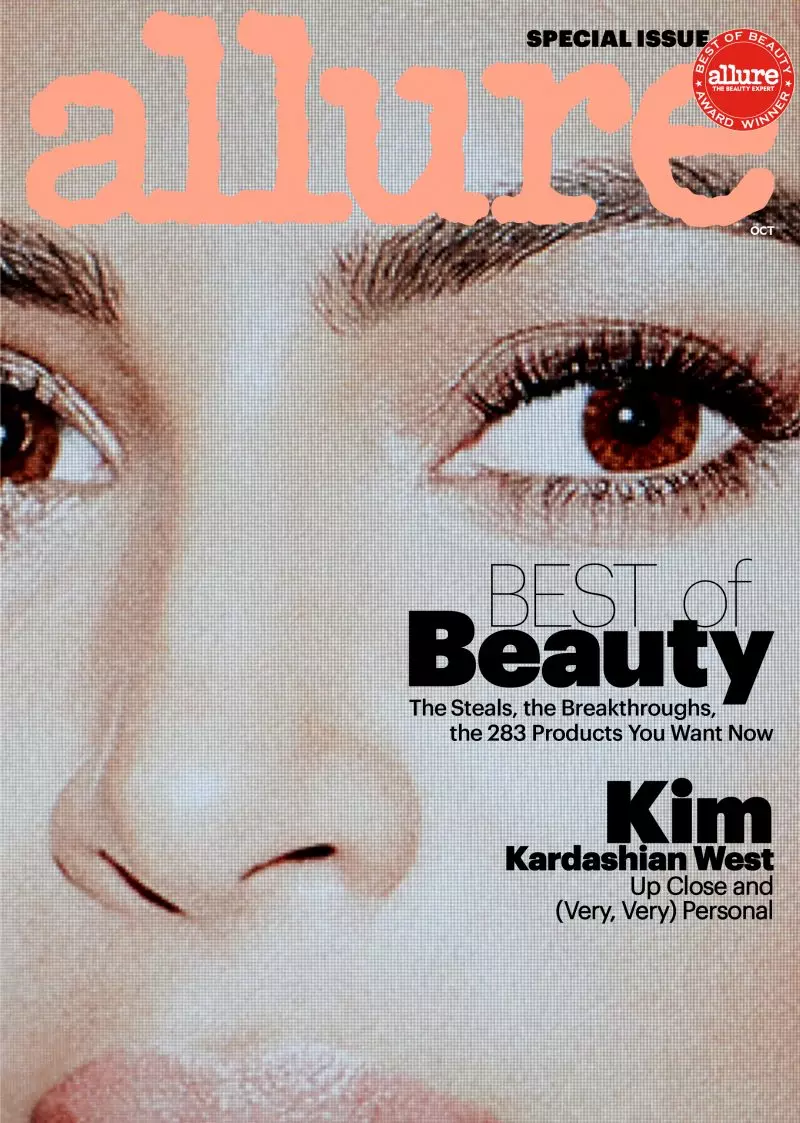Kim Kardashian West täcker Allure's Best of Beauty Issue