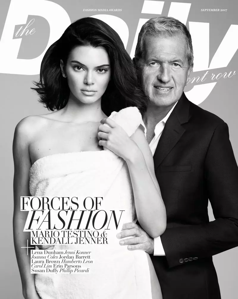 Clúdaíonn Kendall Jenner agus Mario Testino The Daily Front Row’s Fashion Media Awards Issue! 36740_2