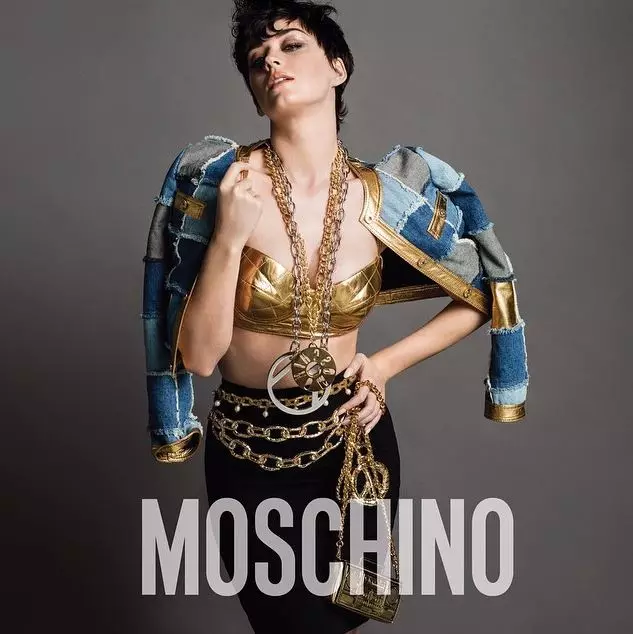 Katy Perry schittert in Moschino's herfstadvertenties 37291_1
