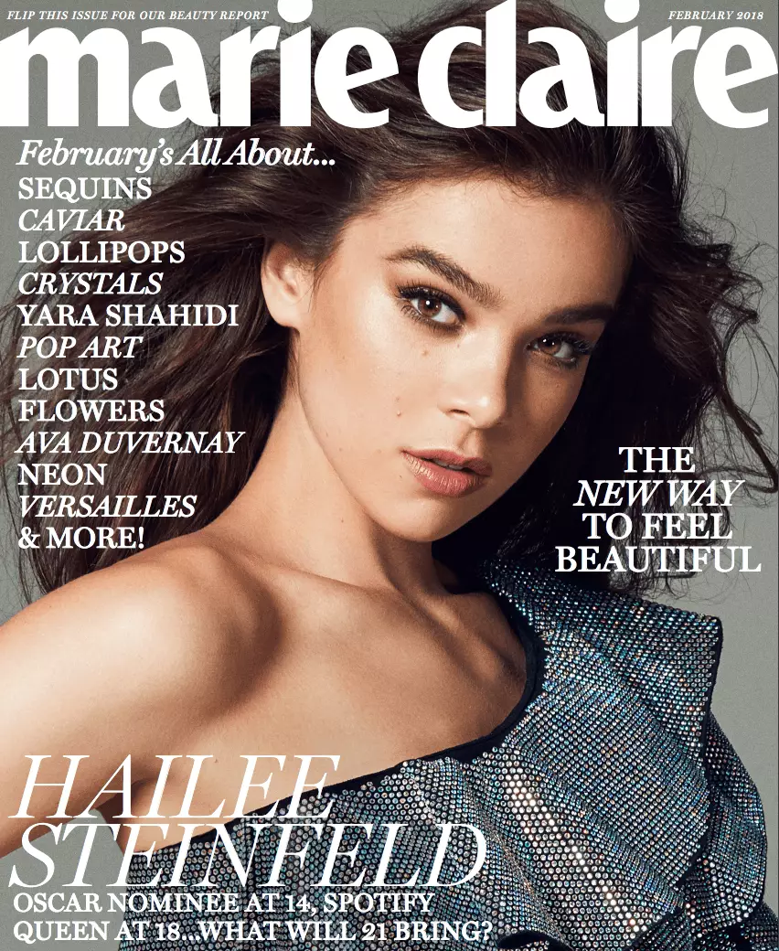 Hailee Steinfeld Yana Kallon Smokin 'Zafi A cikin Sabuwar Marie Claire