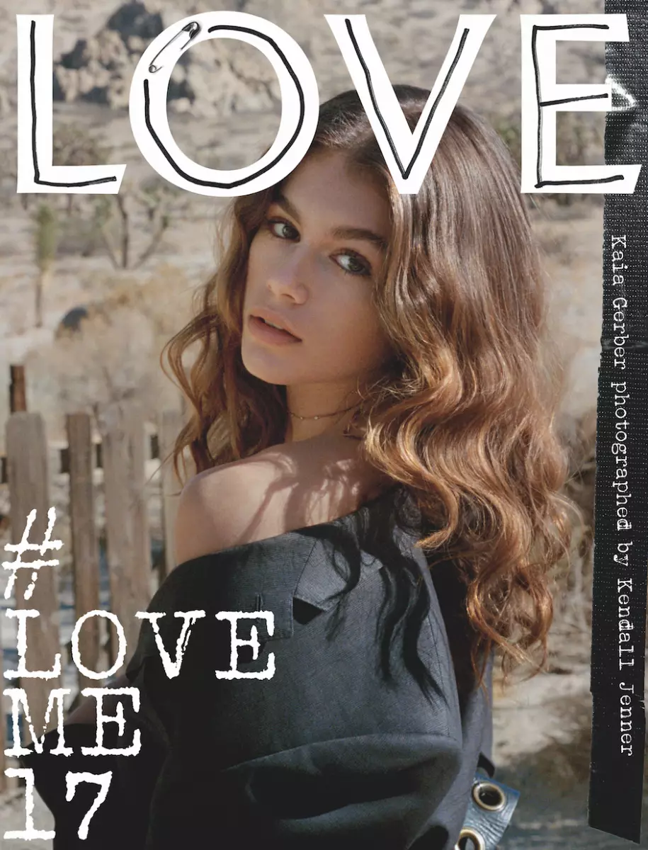 Exklusiv: En éischte Bléck op dem Kaia Gerber säi LOVE Editorial vum Kendall Jenner 37549_2