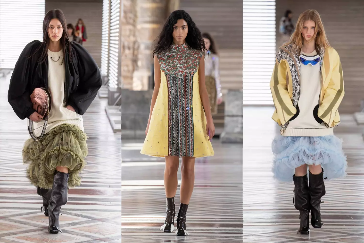 Tutu! Głupi Punk! Luwr! Louis Vuitton Fall ’21 z hukiem kończy miesiąc mody