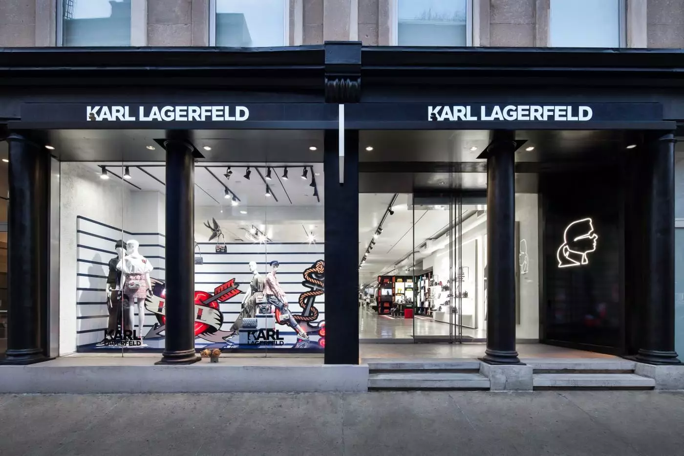 Karl Lagerfeld åbner sit første amerikanske flagskib