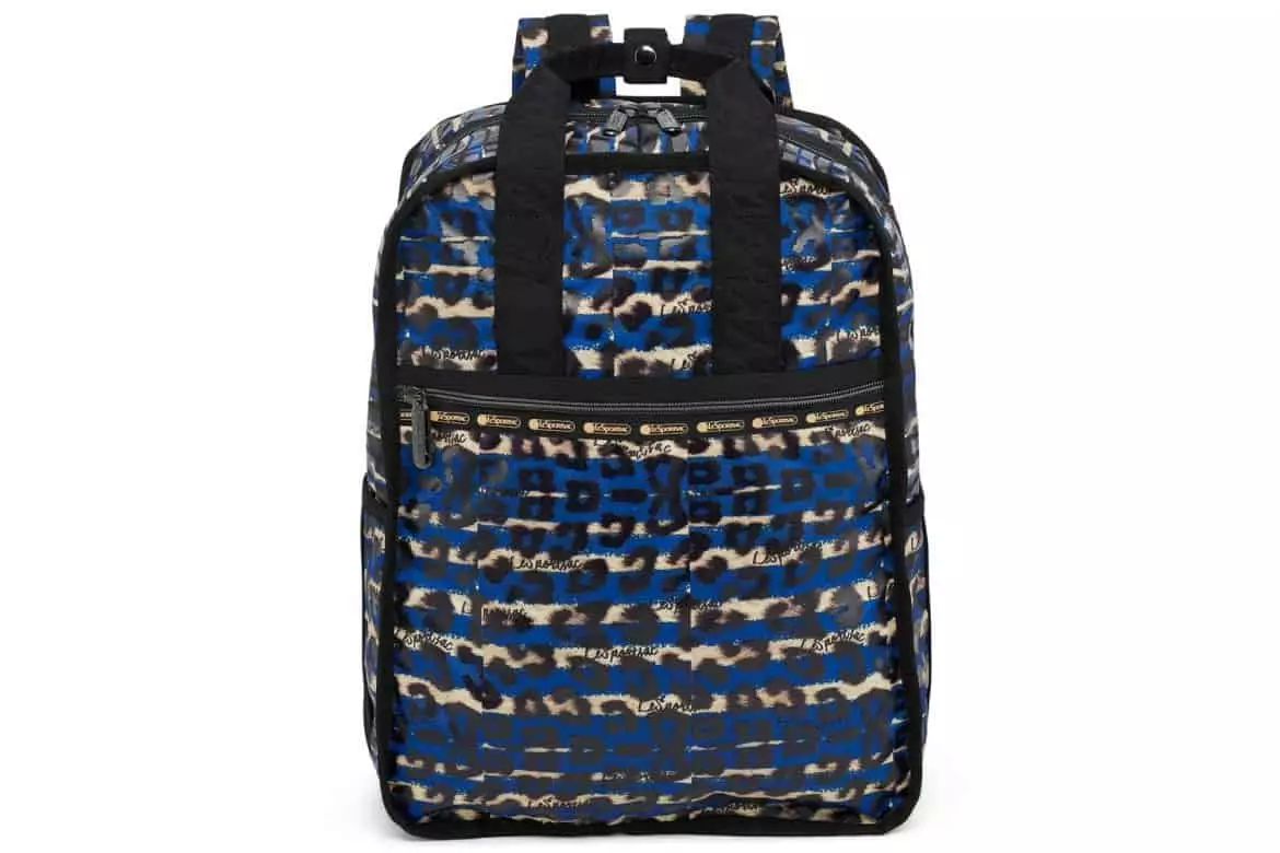 Sarudzo yeMhariri: Alber Elbaz x LeSportsac Blue Leopard Backpack 39049_1