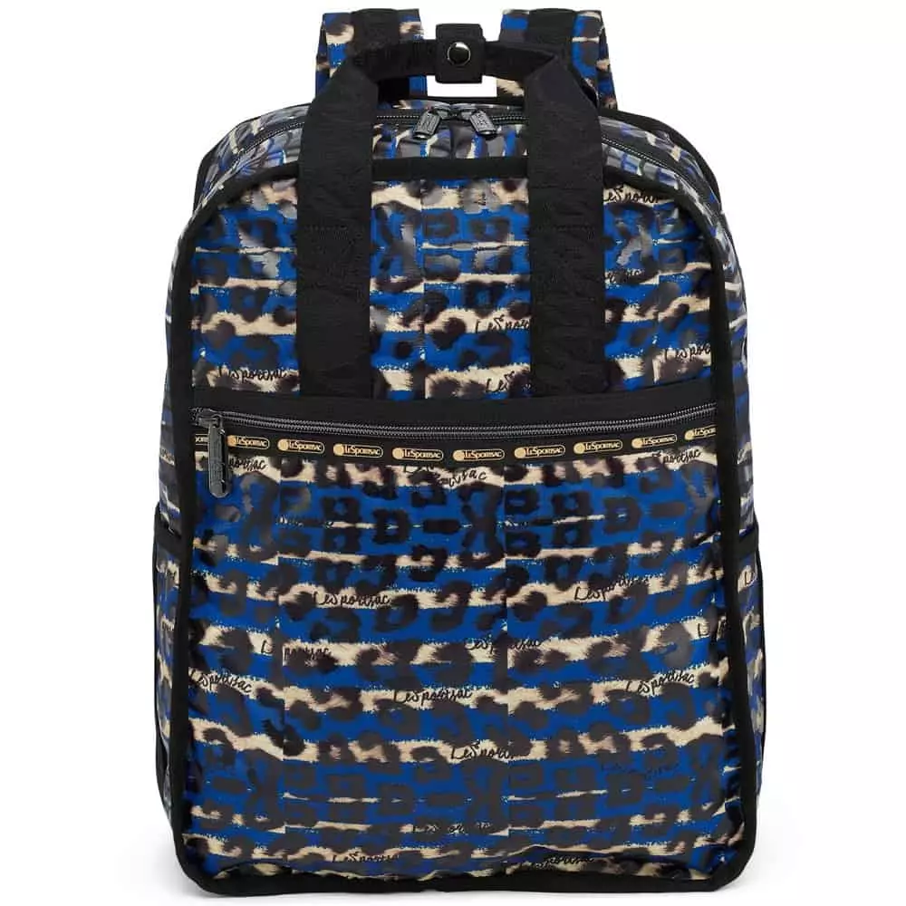 บรรณาธิการเลือก: Alber Elbaz x LeSportsac Blue Leopard Backpack 39049_4
