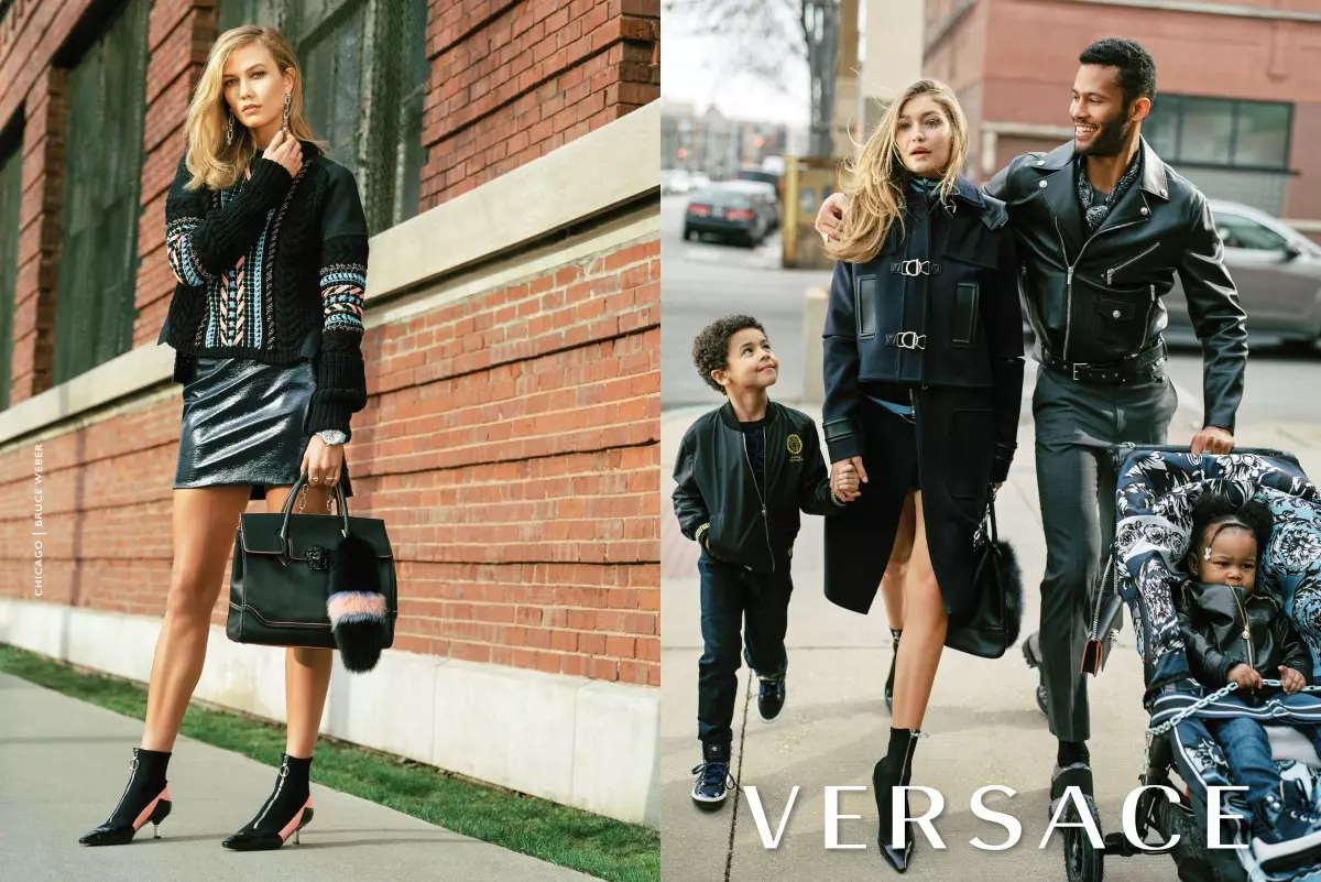 È tornato! Bruce Weber fotografa Karlie Kloss e Gigi Hadid per Versace 39345_6