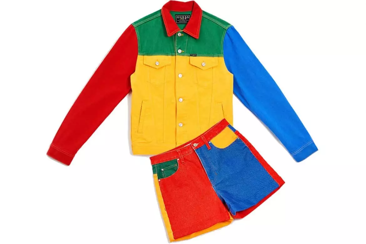 Editor's Pick: Guess 'Colorblock Denim Jacket a passende Shorts
