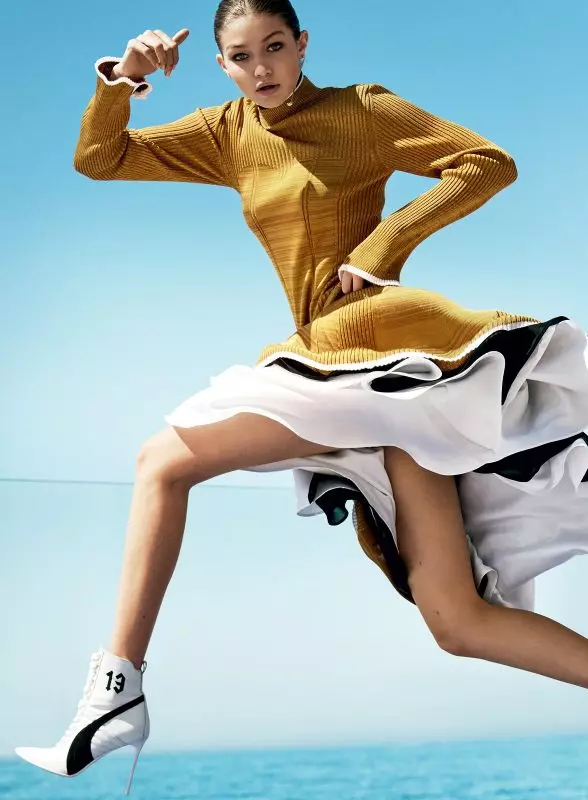 Gigi Hadid ottiene la sua prima copertina di Vogue America 43948_7