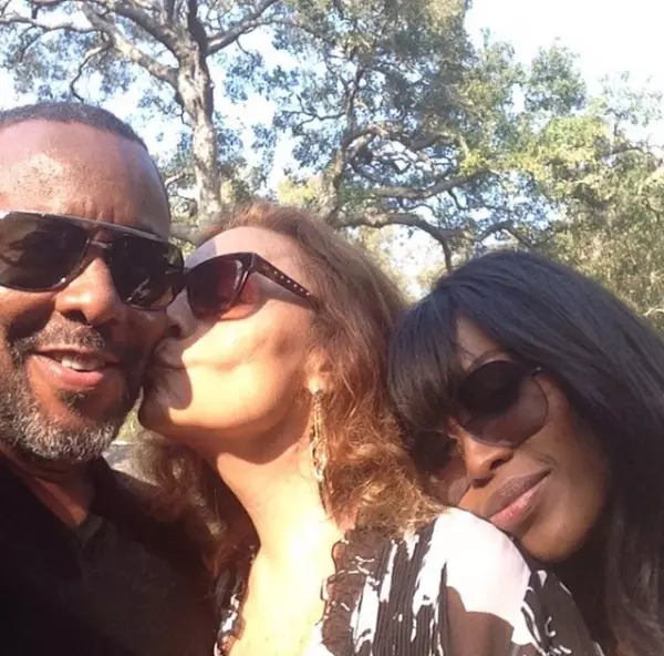 DVF 與 Lee Daniels 和 Naomi Campbell 的 Instagram 合照