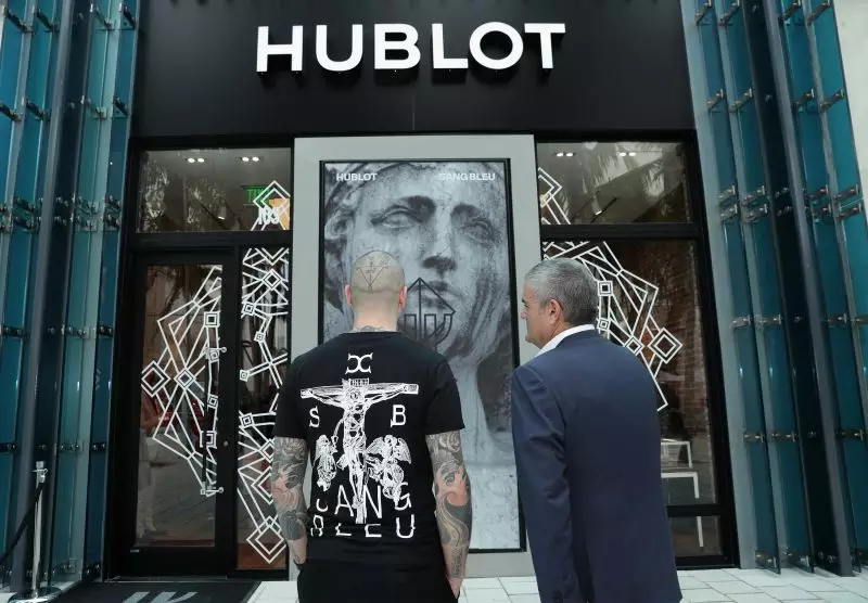 Hublot Tiżvela Pop-Up Tattoo Shop f'Miami ma' Maxime Büchi ta' Sang Bleu 44464_11