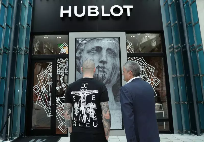 Hublot-ek pop-up tatuaje-denda bat aurkeztu du Miamin, Sang Bleu-ren Maxime Büchirekin 44464_11