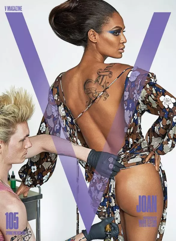 Kendall Jenner, Lara Stone e máis mods destacados reciben tinta para a revista V 44495_5