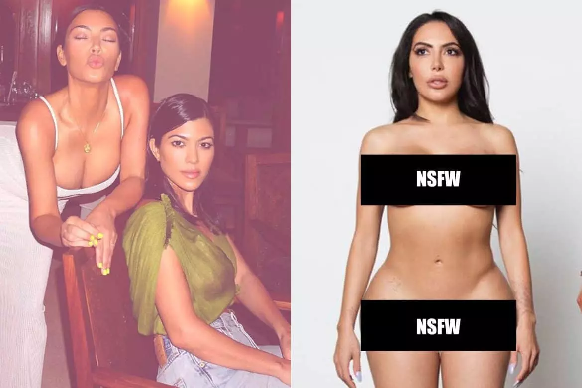 Kanye West loob New Yeezy kingakampaania (NSFW) jaoks alasti Kardashiani välimuse 46190_1