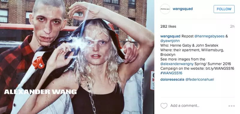 Alexander Wang သည် Spring/Summer 16 Instagram Campaign တွင် သူ၏ 'Squad' ကို သရုပ်ဖော်ထားသည်။ 48878_4