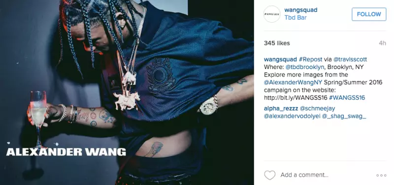 Alexander Wang သည် Spring/Summer 16 Instagram Campaign တွင် သူ၏ 'Squad' ကို သရုပ်ဖော်ထားသည်။ 48878_6