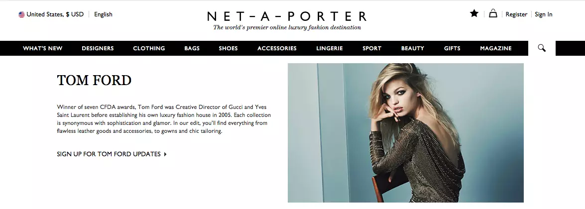 Tom Ford je danes prvič predstavil na spletu pri NET-A-PORTER 50536_1