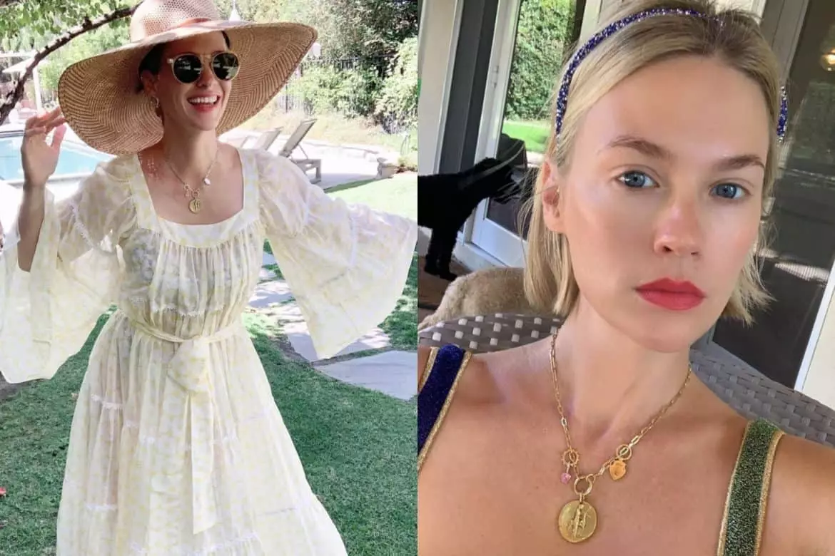 Influencer teu kahaja January Jones sareng Karatine Modisna