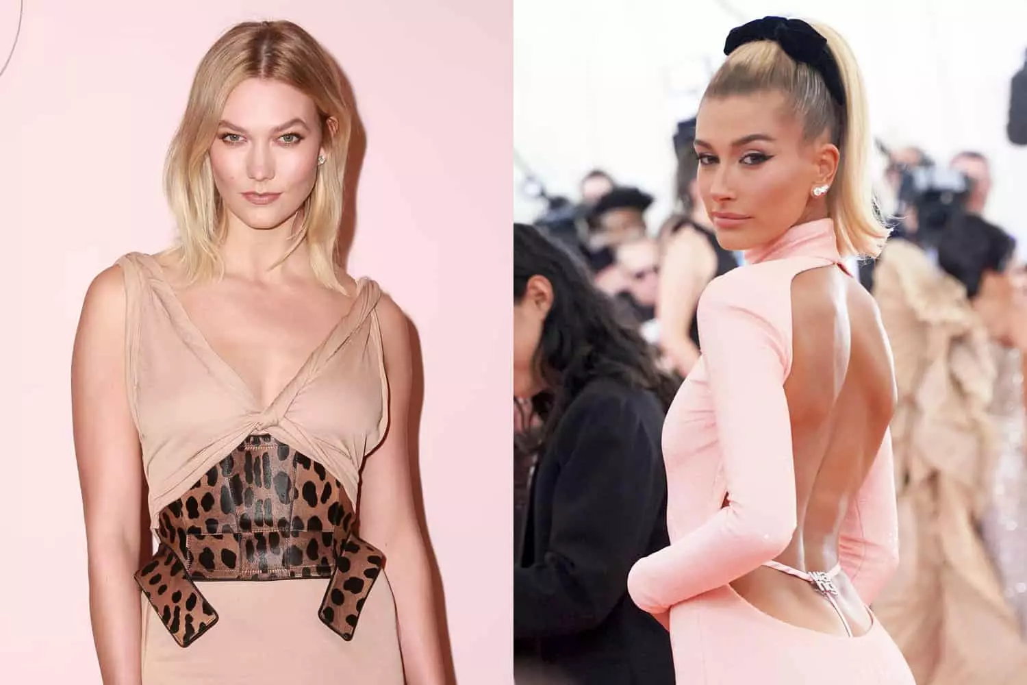 Bepillantás Karlie Kloss és Hailey Bieber esküvői ruháiba