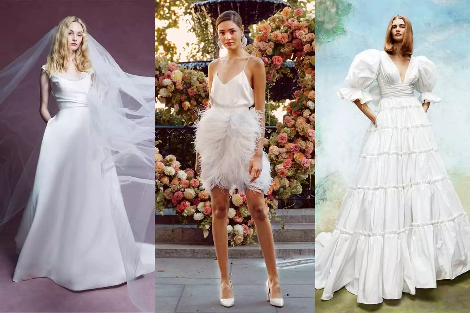 9 tendencias de vestidos de novia elegantes para cada tipo de novia