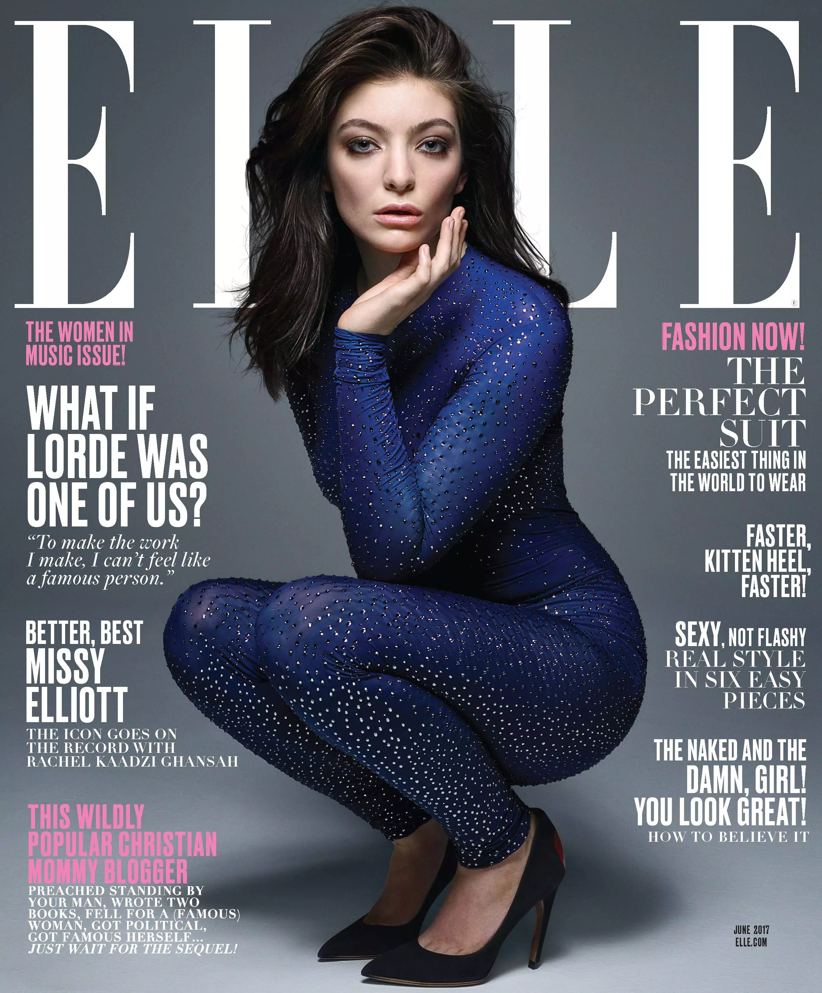 Lorde отразява юнския брой на ELLE 54297_1