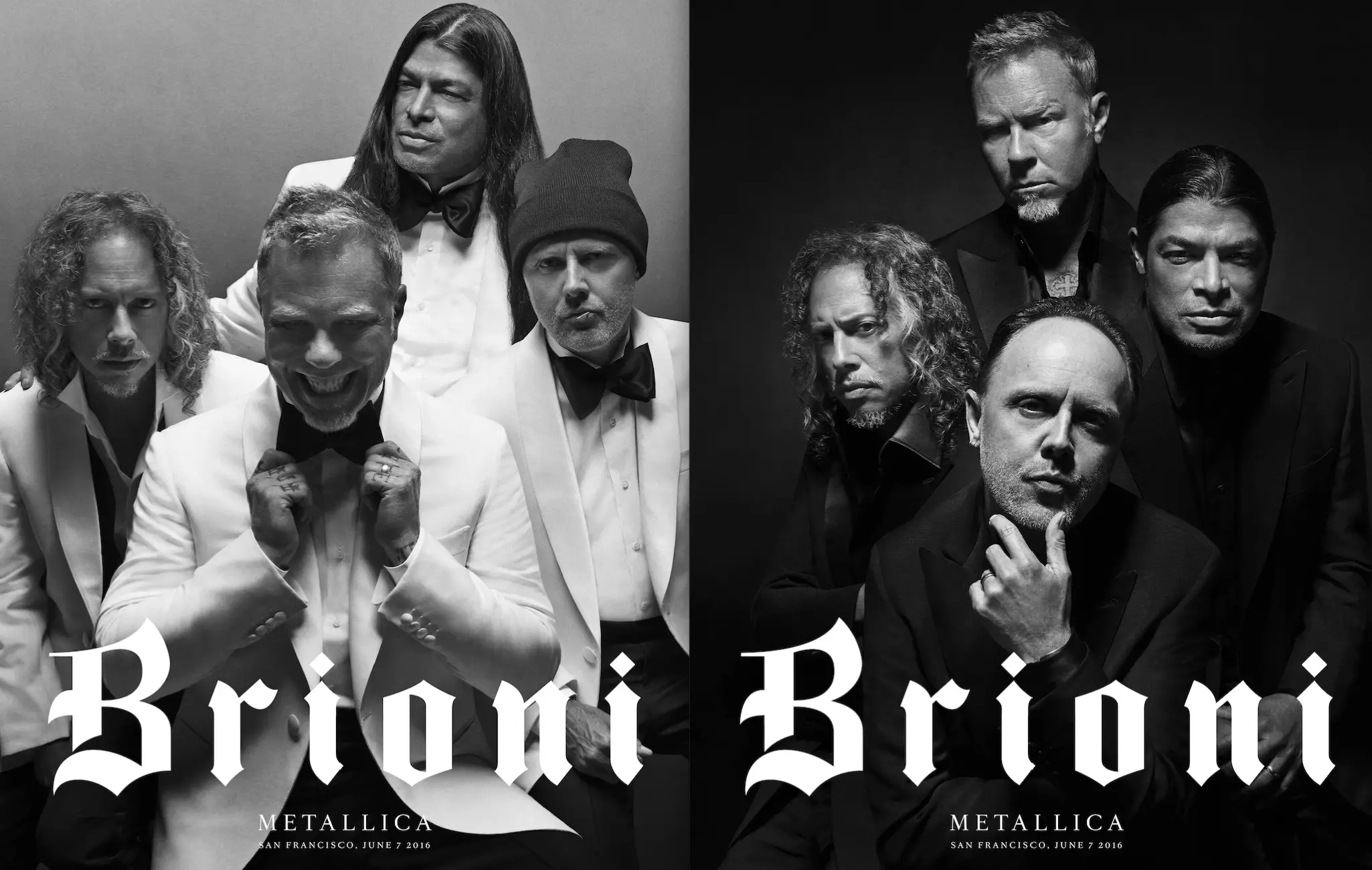 Justin O'Shea vernieuwt Brioni met Metallica-campagne 54923_1
