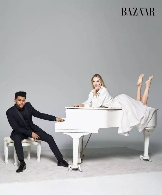The Weeknd、Adriana Lima 和 Irina Shayk 为 Harper's Bazaar 的 9 月刊封面 55621_2