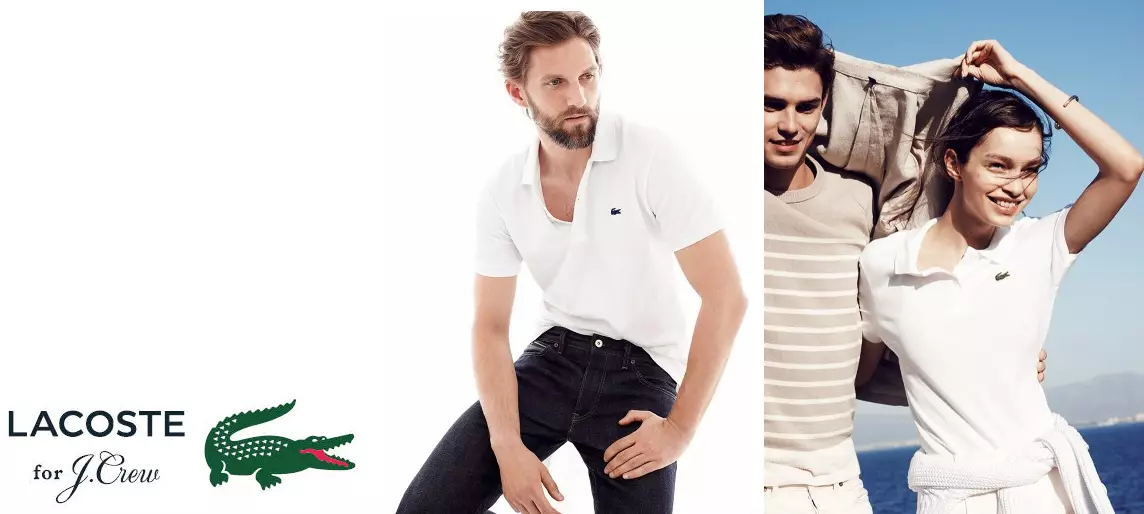 Yon Preppy Pair-Up: J.Crew ak Lacoste Mete Fòs