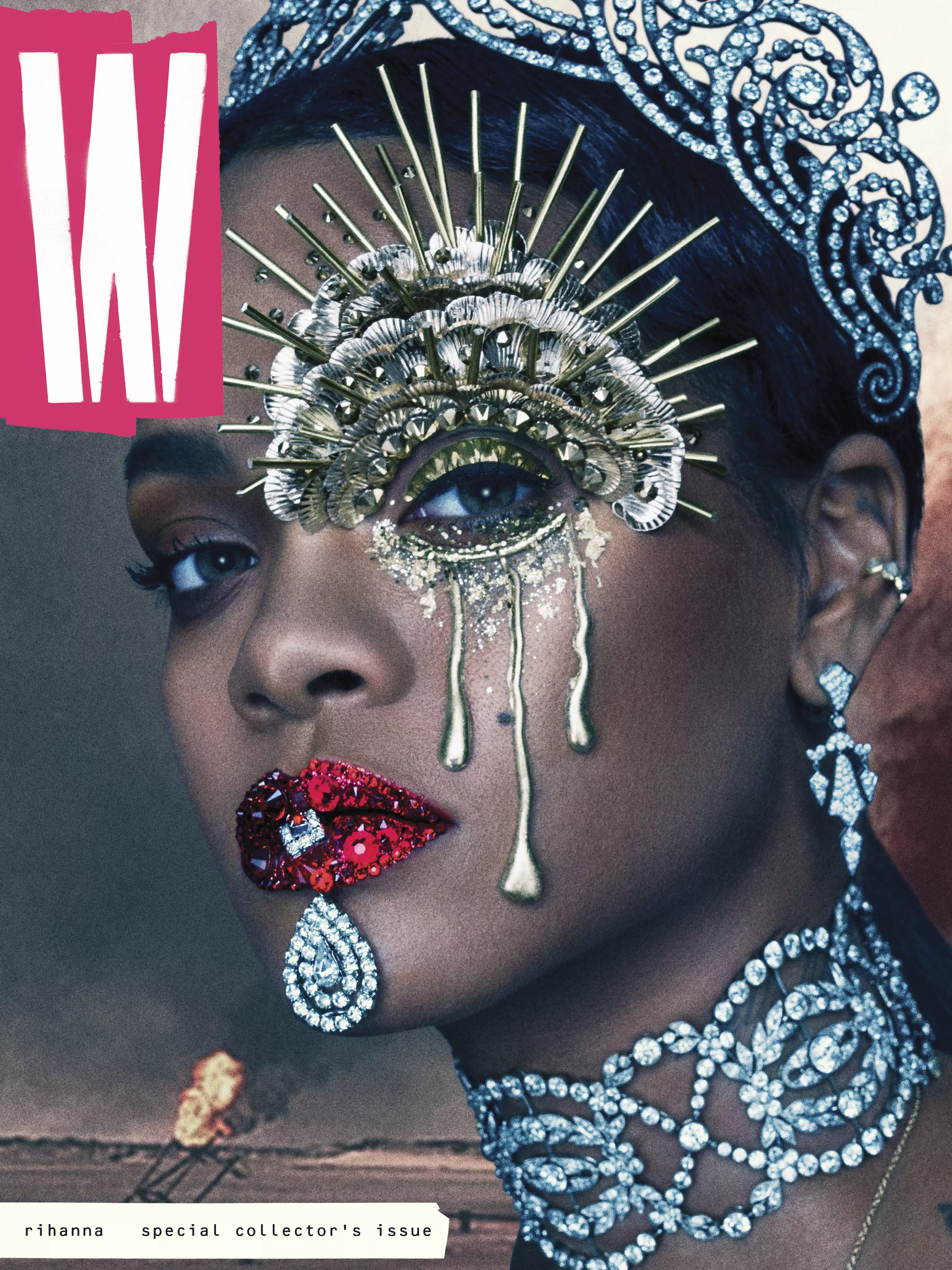 Rihanna mbulon numrin e shtatorit të revistës W 56503_1